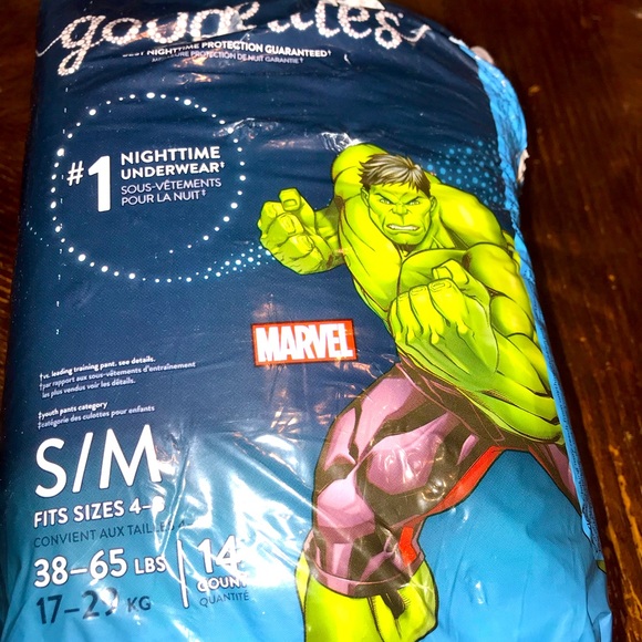 Marvel | Accessories | Goodnites By Marvel Hulk Size 483865lbs | Poshmark